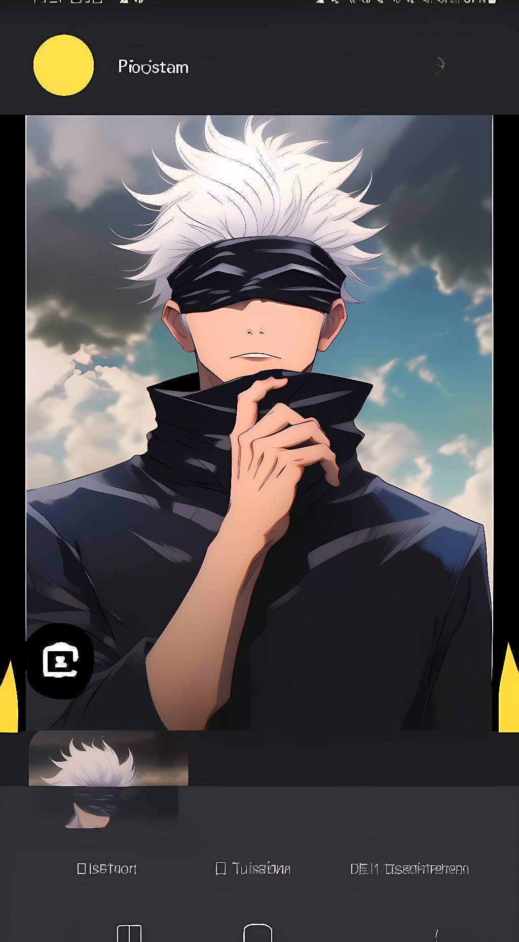 Chat with Gojo Satoru - Enjoy Free AI Character Voice Chat | Talkie AI ...