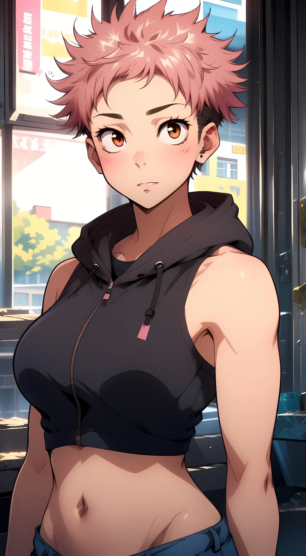 Chat with Fem Yuji - text or voice, Enjoy AI Chat Free & Safe