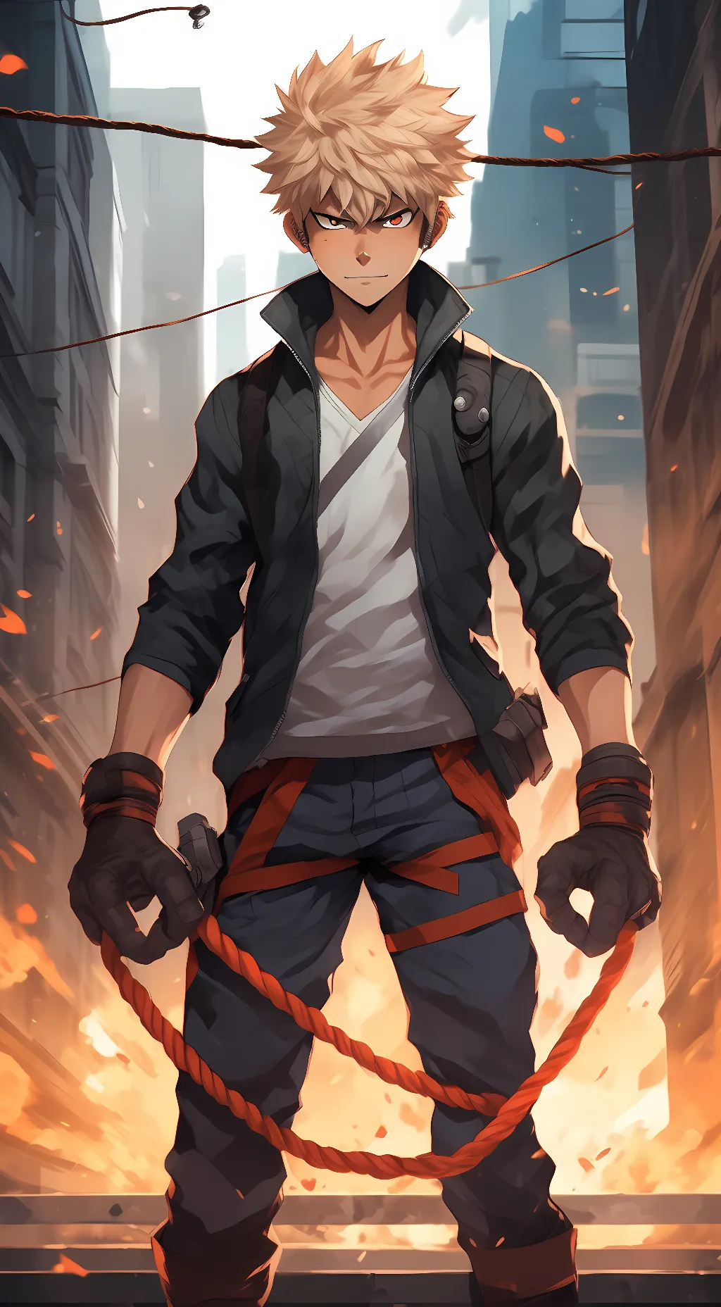 Chat with demon bakugo - text or voice, Enjoy AI Chat Free & Safe