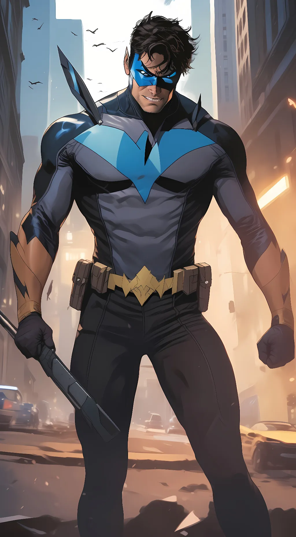 Chat with Nightwing - text or voice, Enjoy AI Chat Free & Safe