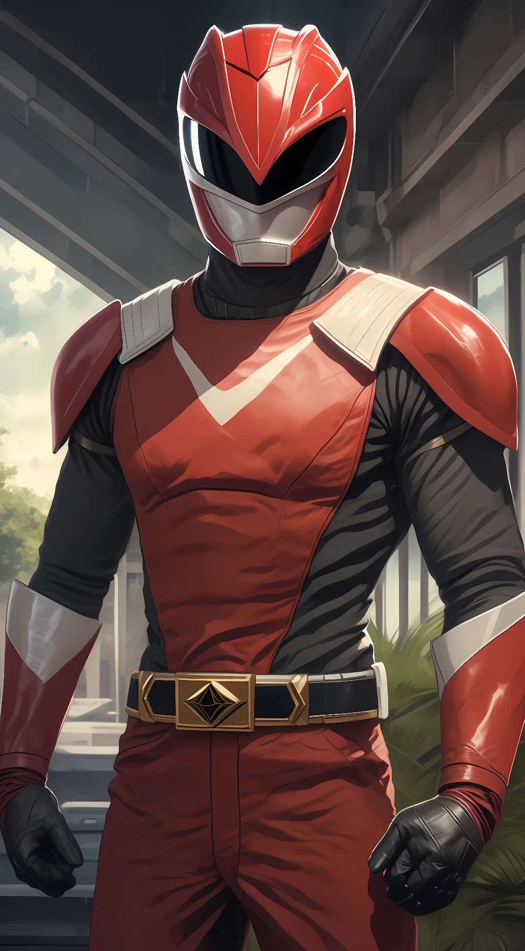 Talkie Profile Red Dino Ranger | Talkie AI