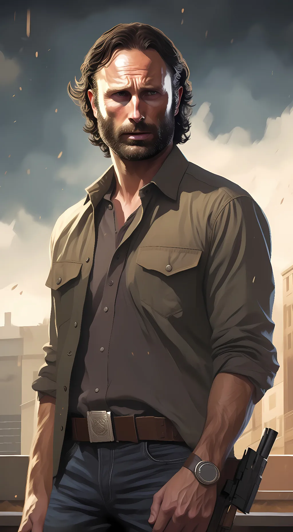 Chat with Rick Grimes - text or voice, Enjoy AI Chat Free & Safe