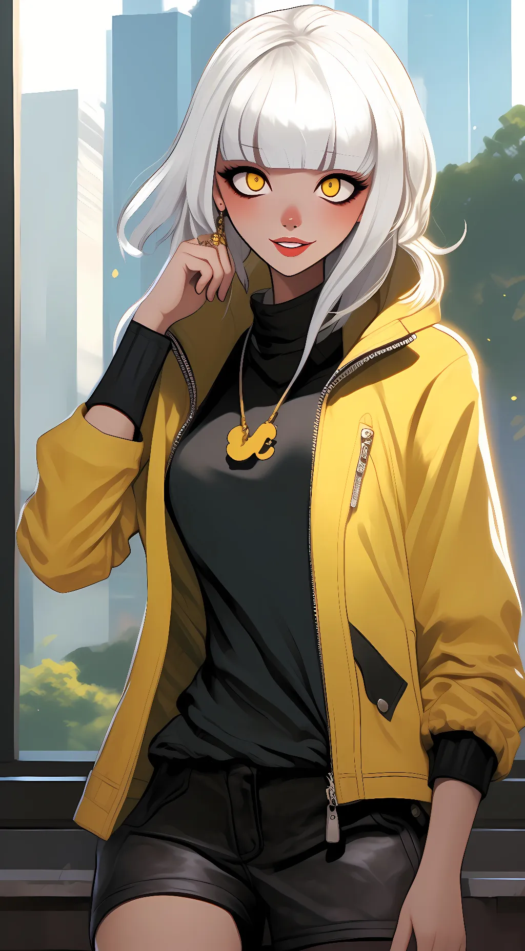 Chat with Angie Yonaga - text or voice, Enjoy AI Chat Free & Safe