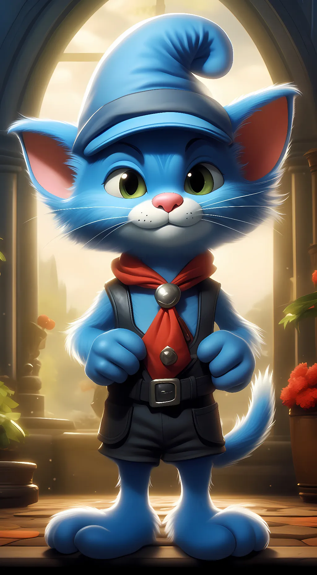 Chat with Smurfcat meme - text or voice, Enjoy AI Chat Free & Safe