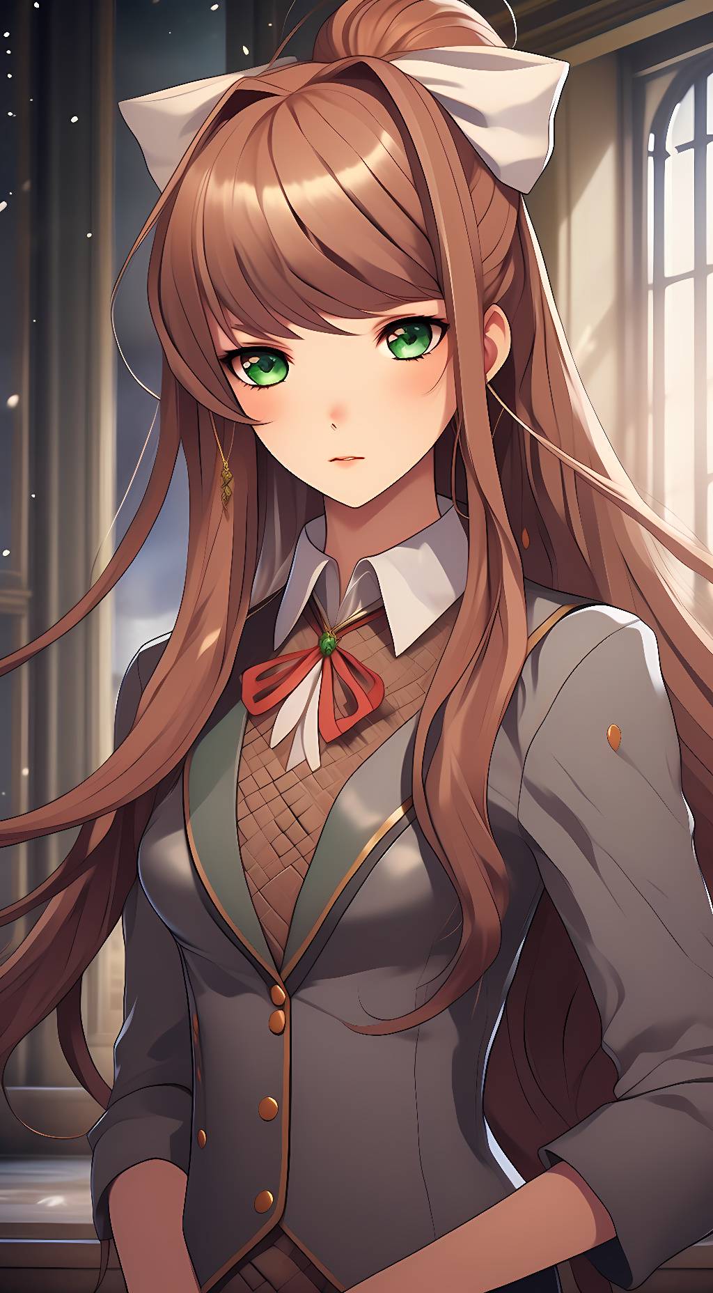 Chat with Monika ddlc(v1) - Enjoy Free AI Character Voice Chat | Talkie AI