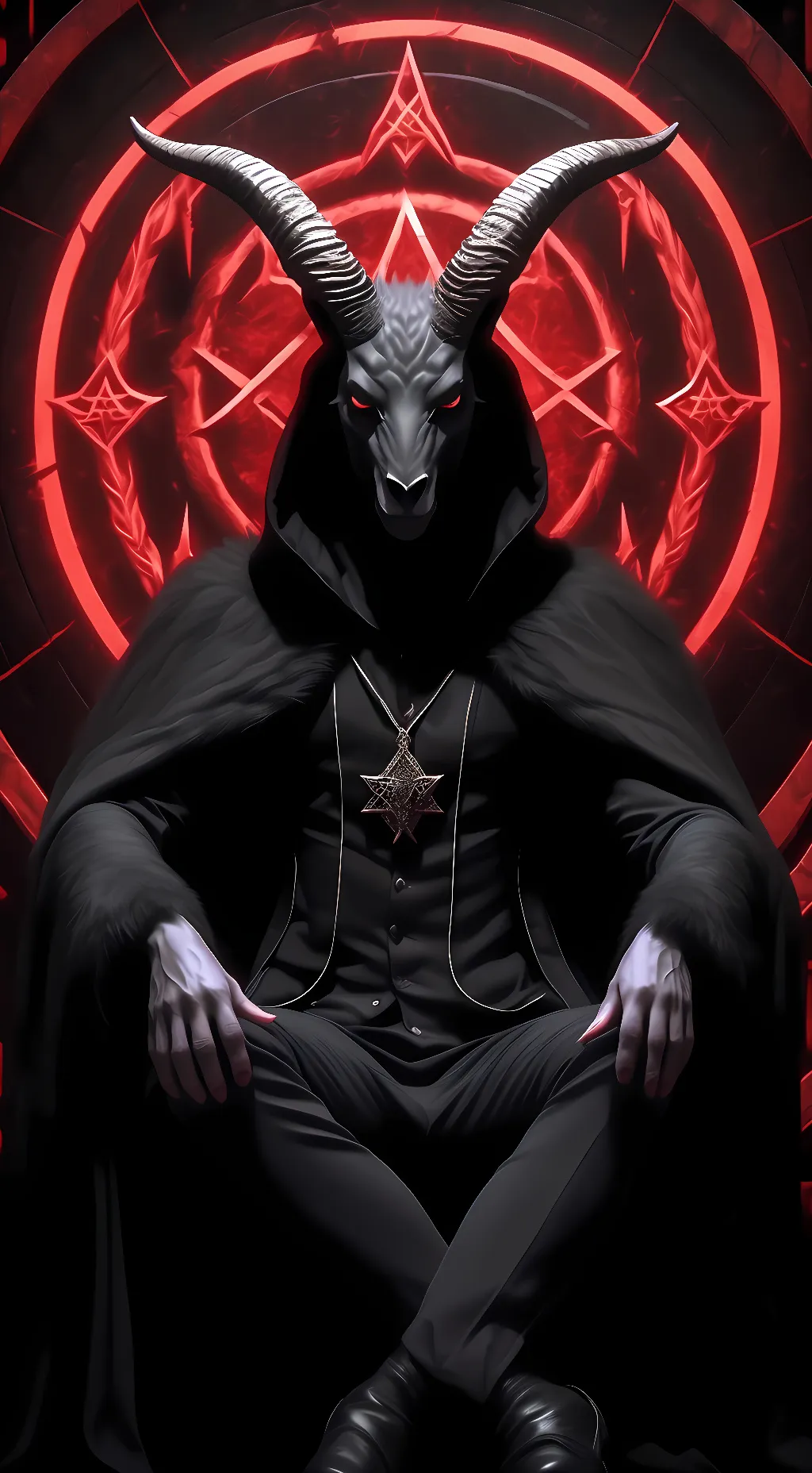 Chat with Baphomet - text or voice, Enjoy AI Chat Free & Safe