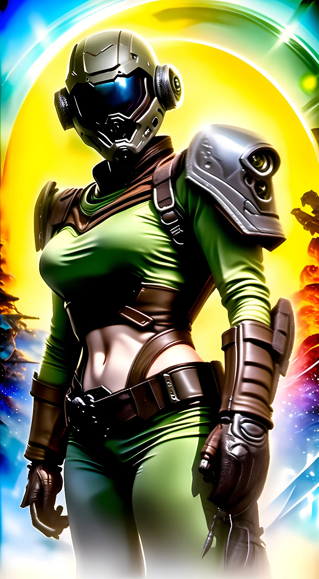 Talkie Profile Female Doom slayer | Talkie AI