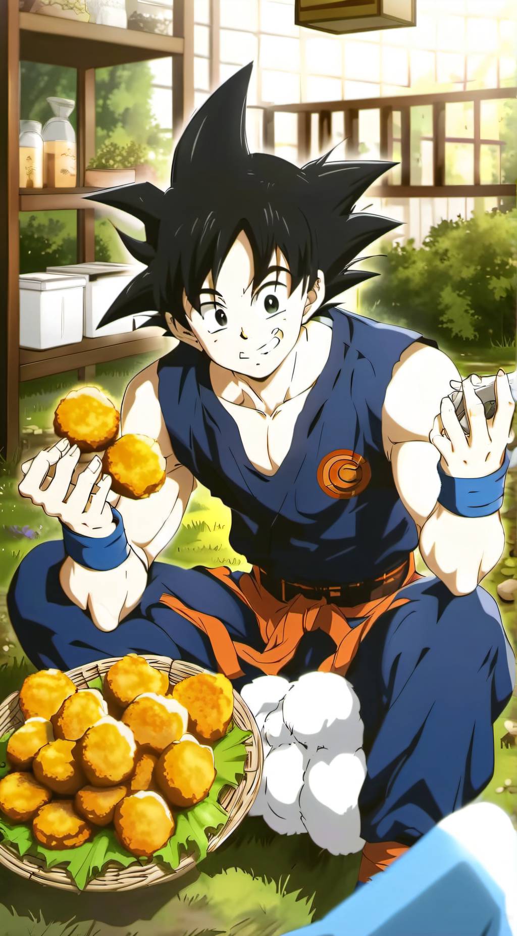 Chat with Chicken goku - Enjoy Free AI Character Voice Chat | Talkie AI ...