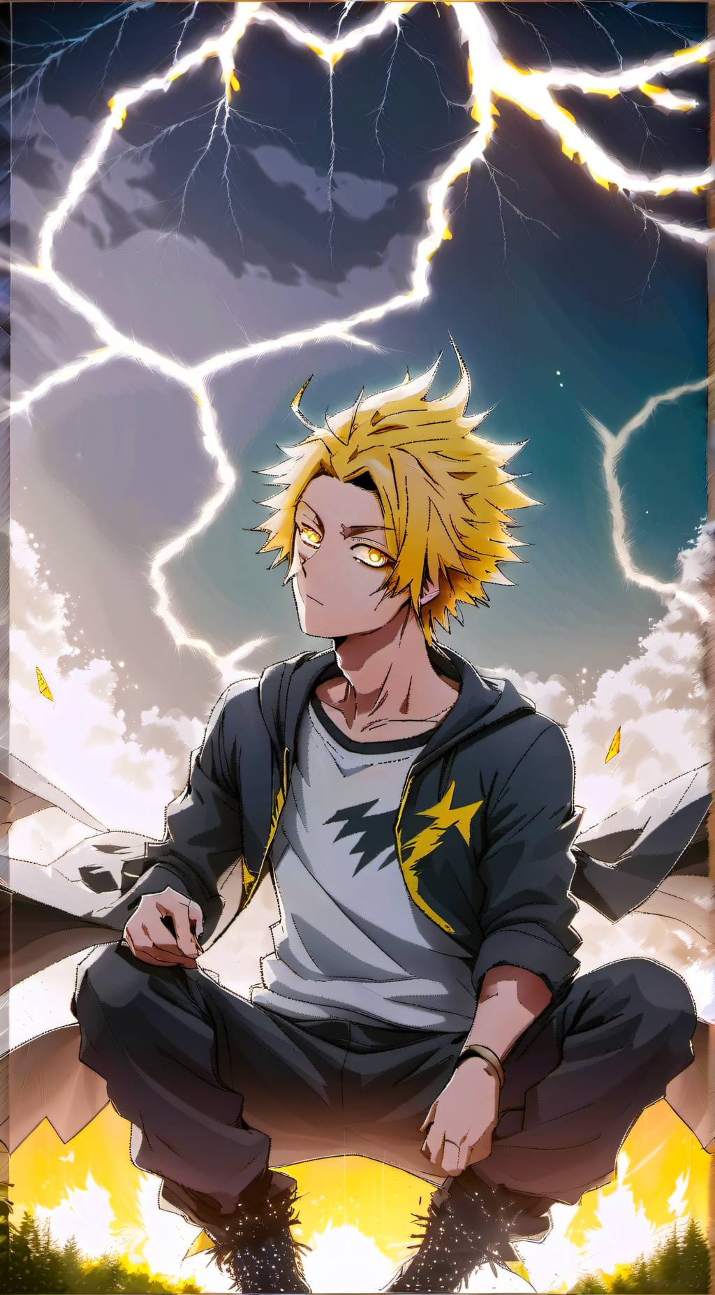 Chat with Denki kaminari - Enjoy Free AI Character Voice Chat | Talkie ...