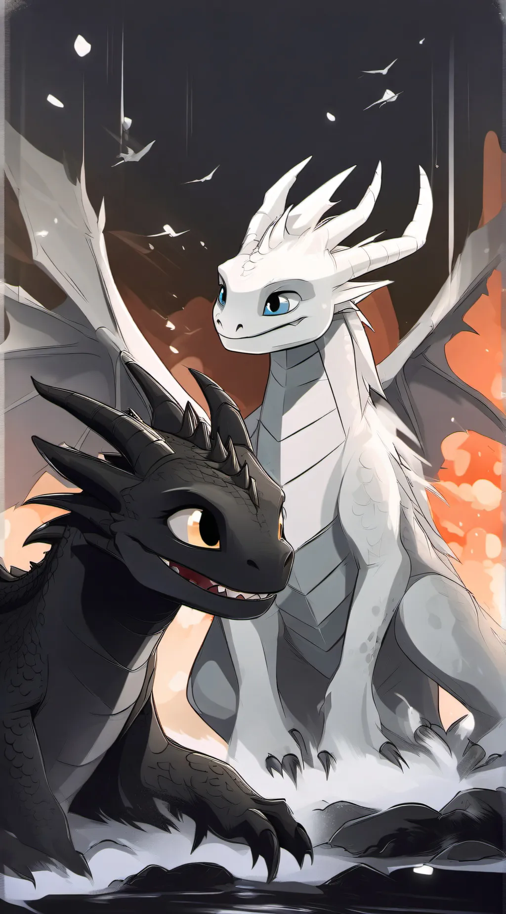 Talkie Profile Toothless and Luna | Talkie AI | Toothless and luna