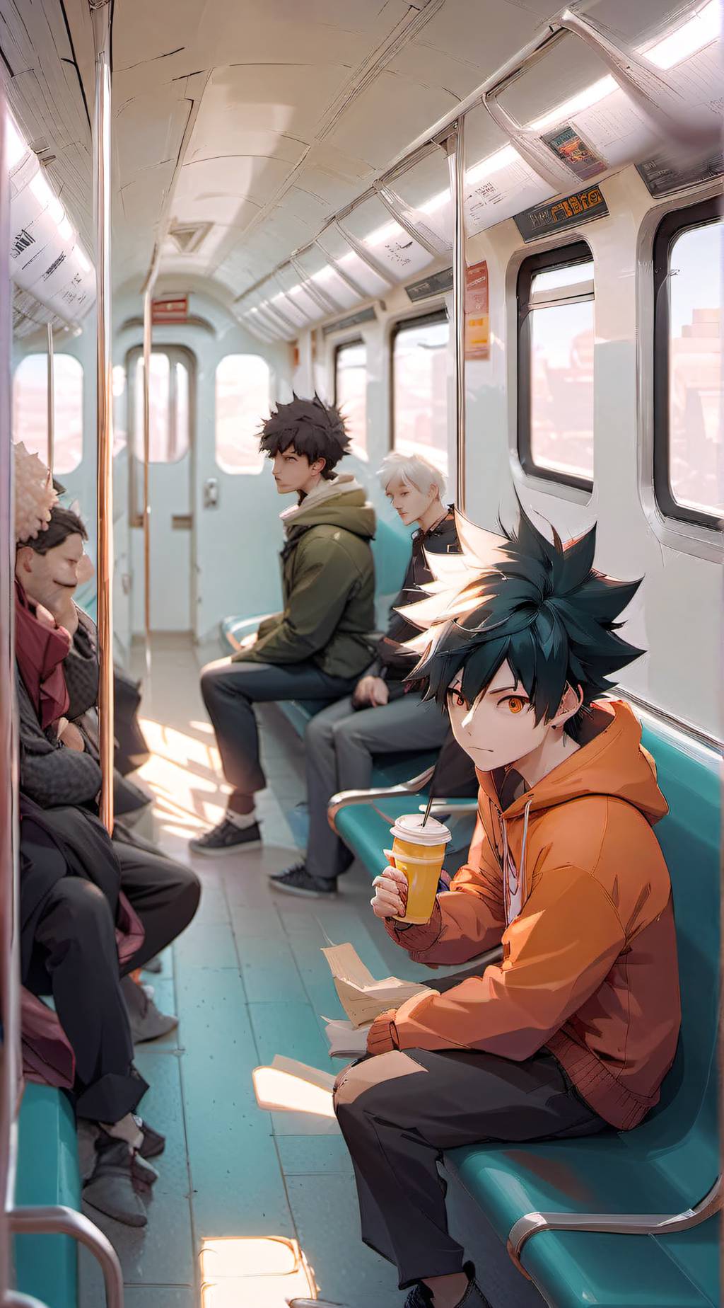 Chat with MHA subway train - Enjoy Free AI Character Voice Chat | Talkie AI