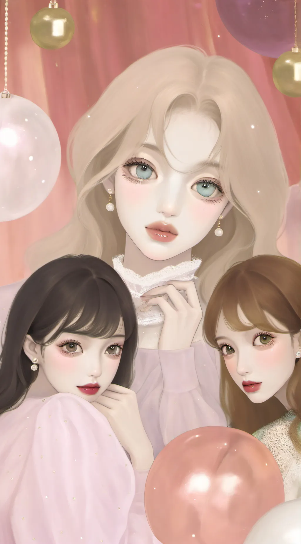 Chat with Sus Women Trio - text or voice, Enjoy AI Chat Free & Safe