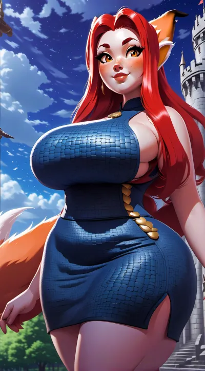 Talkie Profile Princess Kitsu | Talkie AI | foxgirl