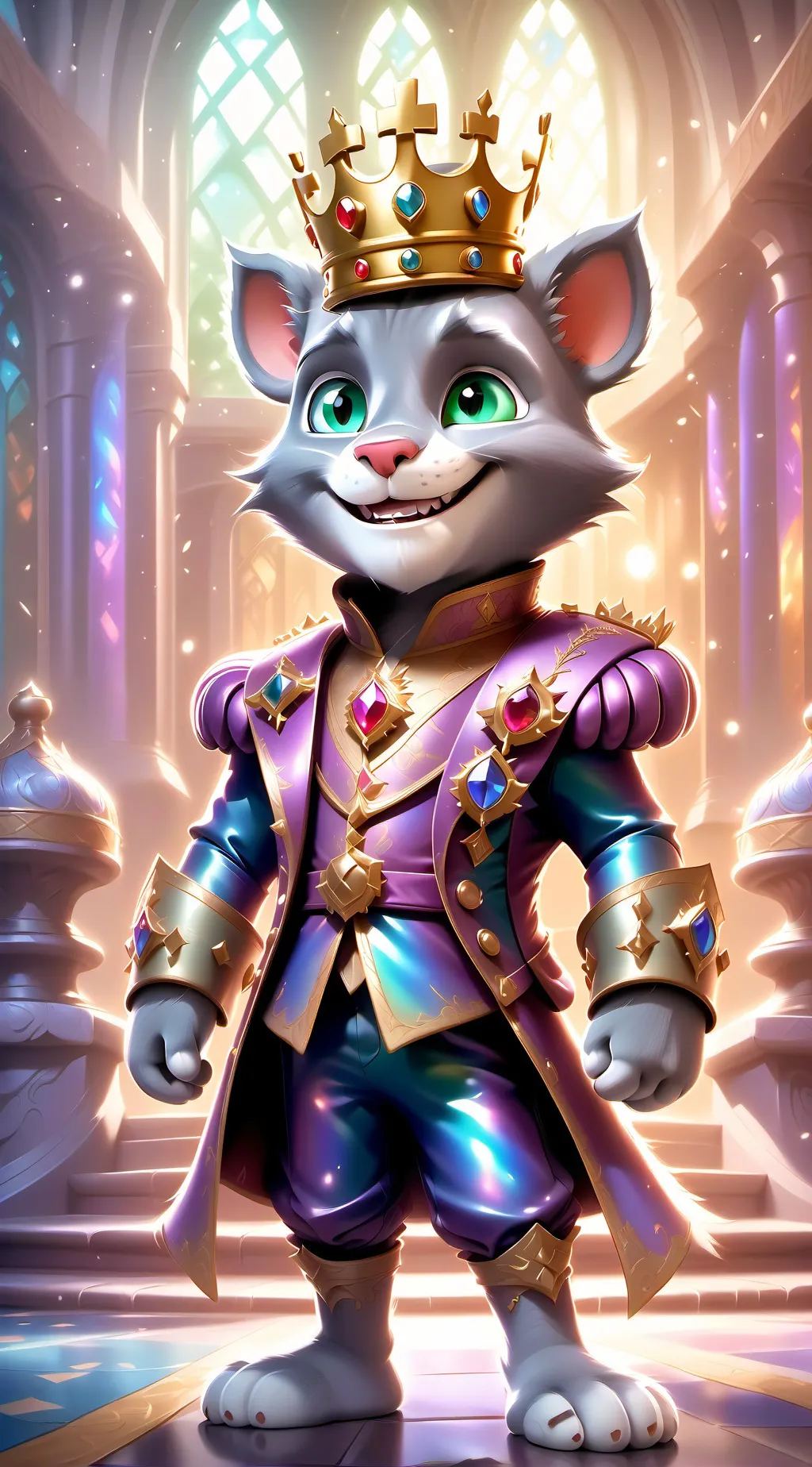 Chat with Talking Tom King - text or voice, Enjoy AI Chat Free & Safe