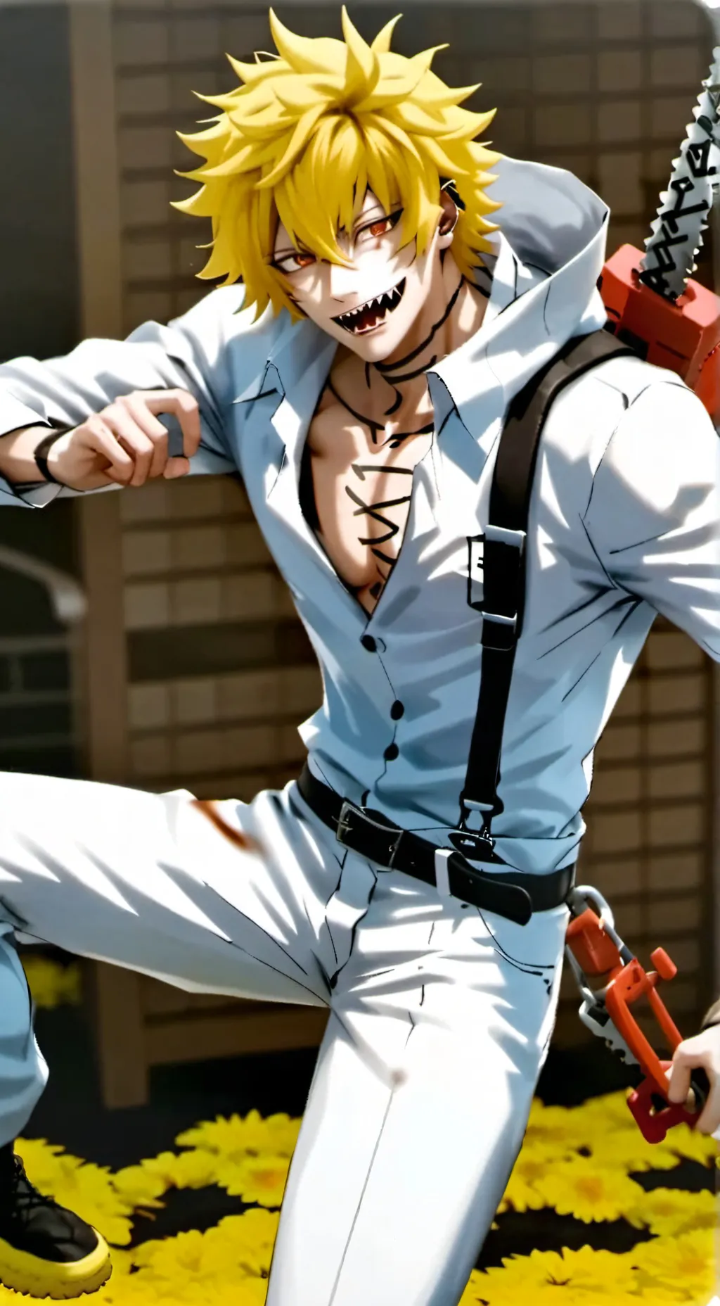 Chat with chainsaw man - text or voice, Enjoy AI Chat Free & Safe