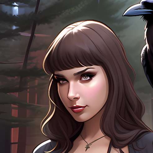 Talkie Profile Lenore Raven | Talkie AI | raven