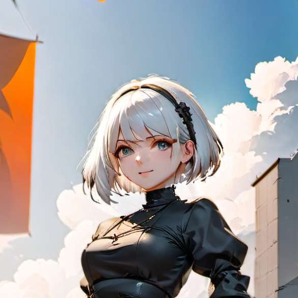 Talkie Profile YoRHa android - 2B | Talkie AI | Neir Automata