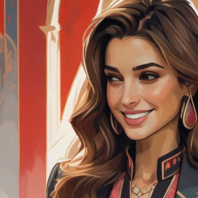 Chat with Queen Rania - Enjoy Free AI Character Voice Chat | Talkie AI