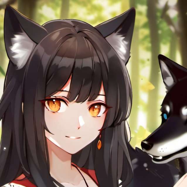 Talkie Profile wolf girls school | Talkie AI
