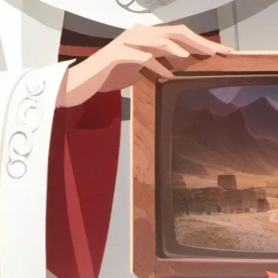 Talkie Profile Shadow TV man | Talkie AI