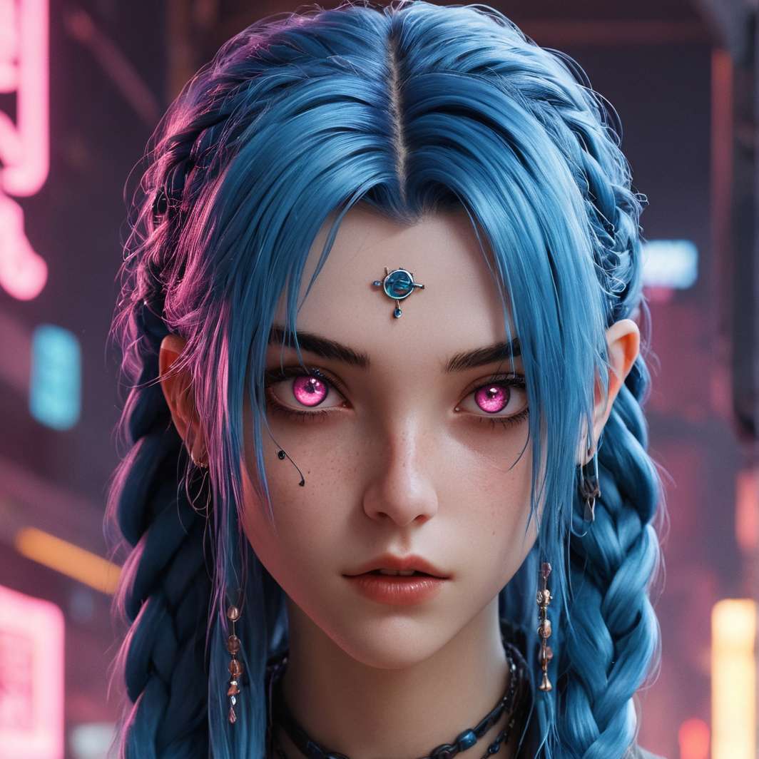 Talkie Profile Powder Jinx | Talkie AI | romance