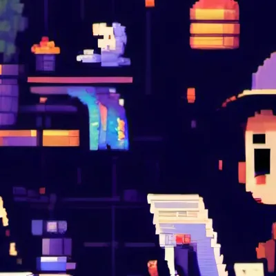 Chat with 8 bit room - text or voice, Enjoy AI Chat Free & Safe