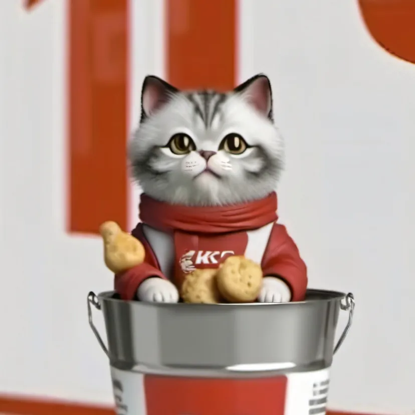 Chat with KFC Cat - text or voice, Enjoy AI Chat Free & Safe