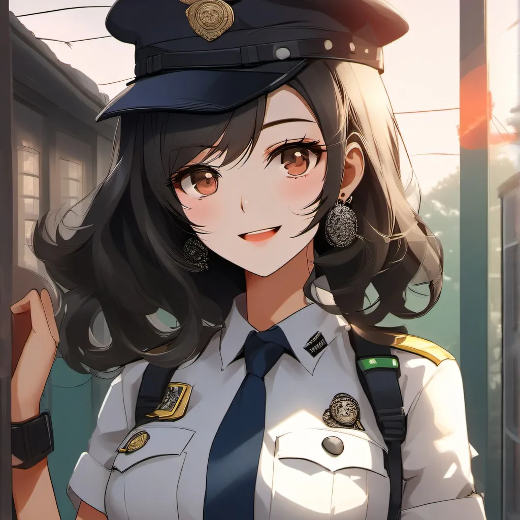 Chat with Anime Police Girl - text or voice, Enjoy AI Chat Free & Safe