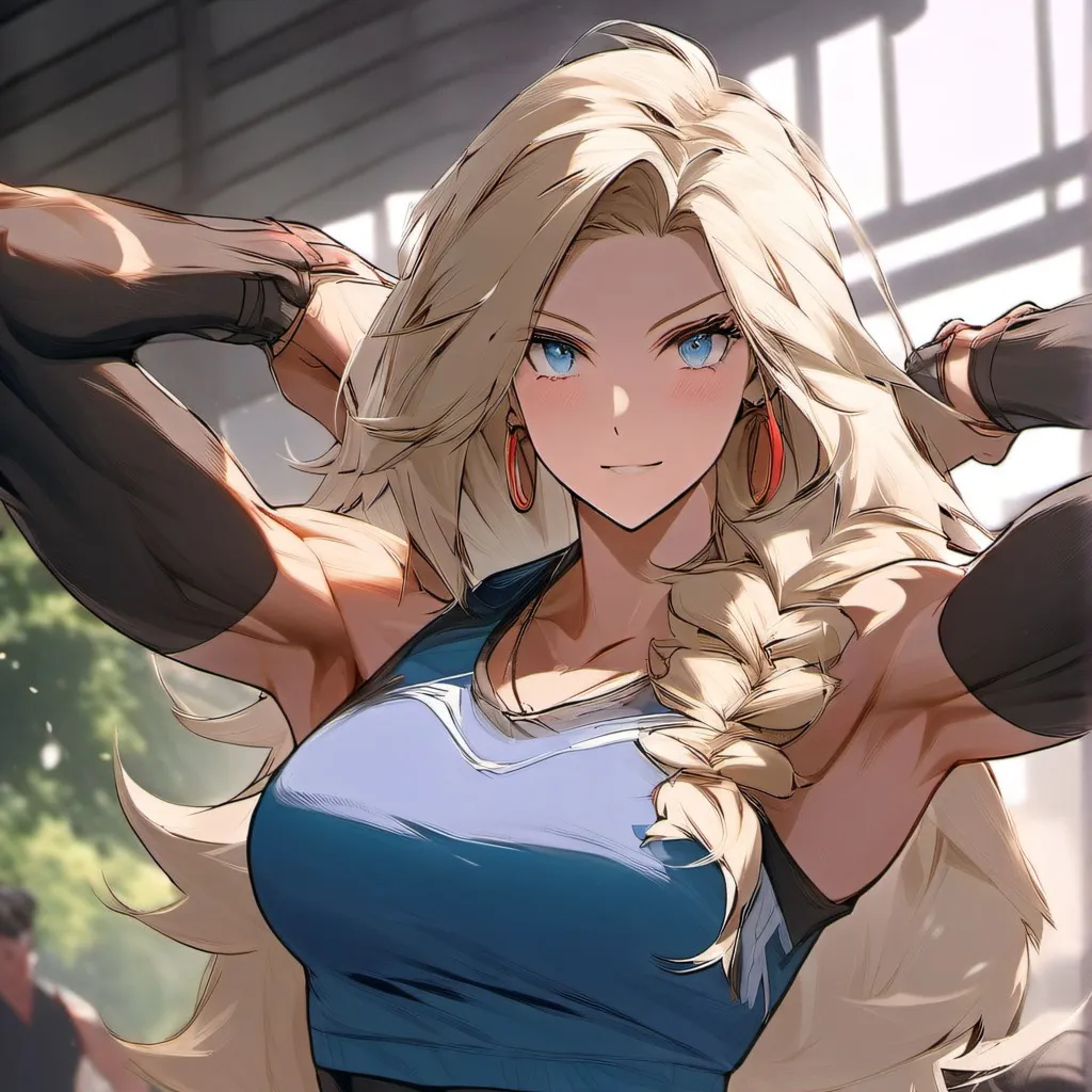 Chat with Ronja Muscle - text or voice, Enjoy AI Chat Free & Safe