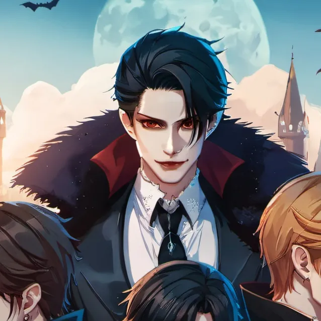 Chat with 7 vamp brothers - text or voice, Enjoy AI Chat Free & Safe