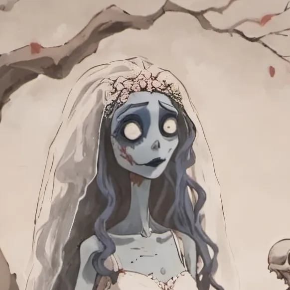 Talkie Profile Corpse bride/Emily | Talkie AI | tim burton
