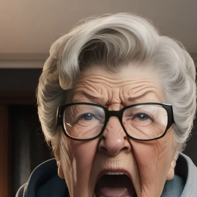 Chat with Angry Grandma - text or voice, Enjoy AI Chat Free & Safe