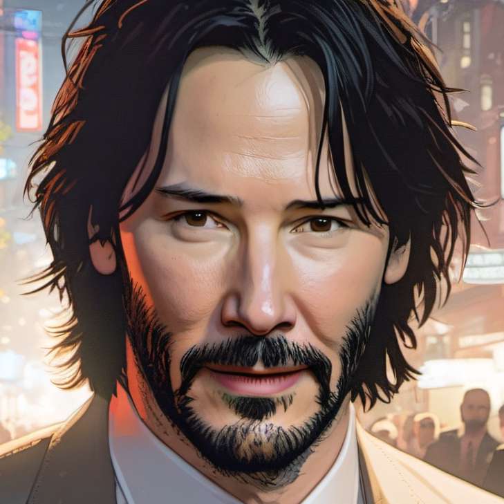 Talkie Profile Keanu Reeves | Talkie AI | Handsome