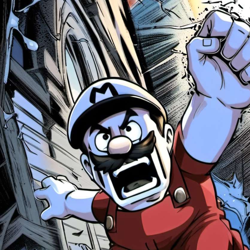 Chat with Angry Mario - Enjoy Free AI Character Voice Chat | Talkie AI