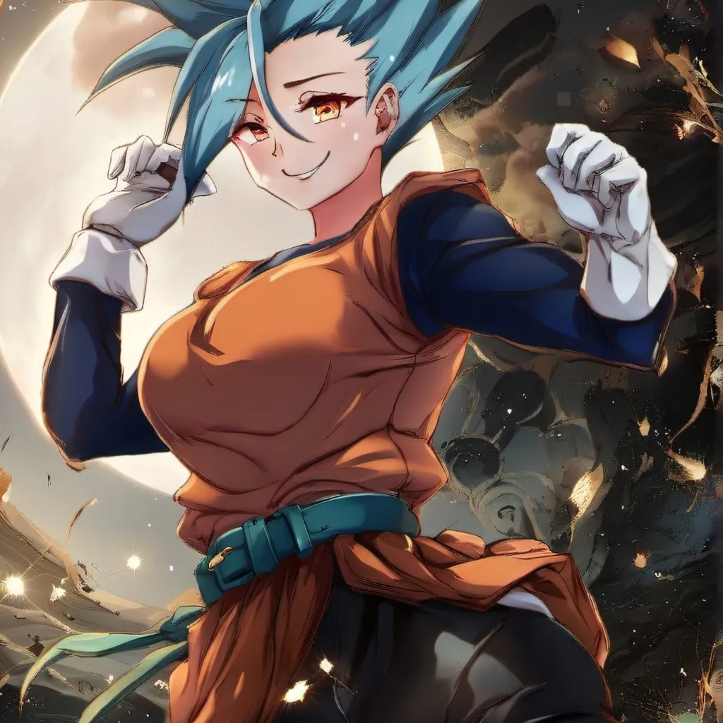 Chat with Female Vegito - text or voice, Enjoy AI Chat Free & Safe