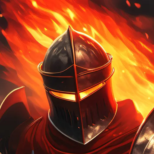 Chat with Flaming Knight - text or voice, Enjoy AI Chat Free & Safe