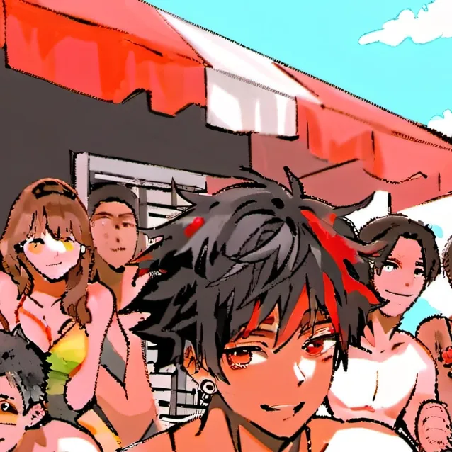 Chat with MHA pool party - text or voice, Enjoy AI Chat Free & Safe