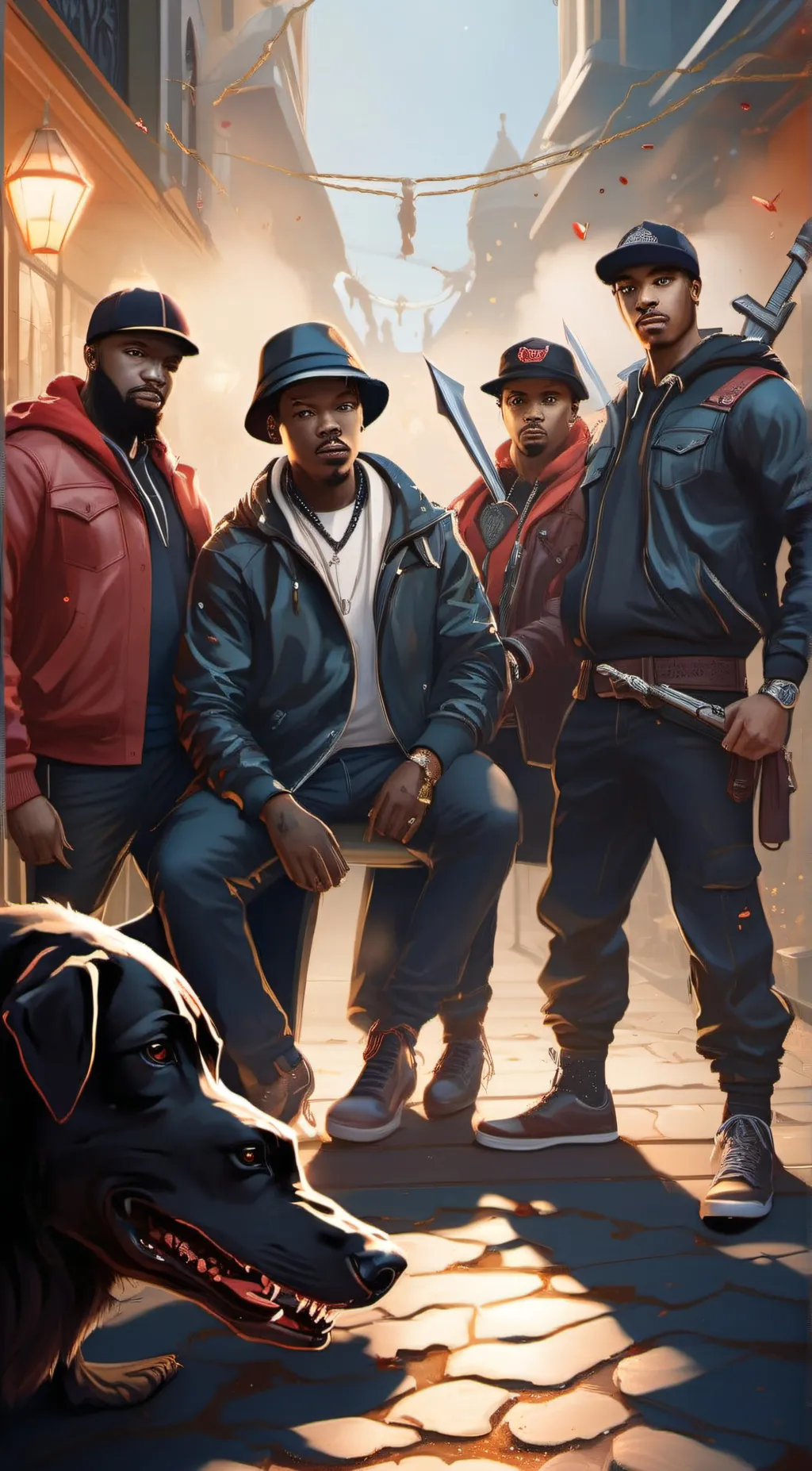 Talkie Profile bloods gang | Talkie AI