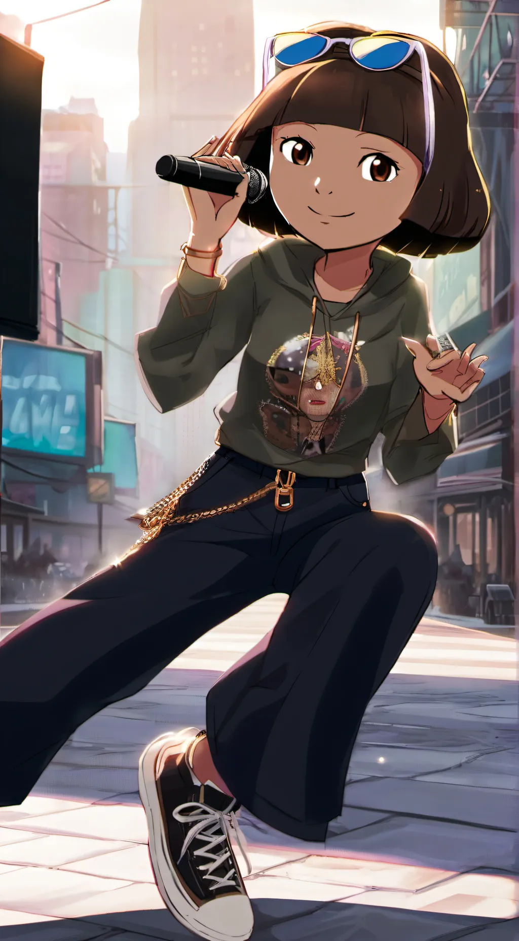 Chat with Dora the rapper - text or voice, Enjoy AI Chat Free & Safe