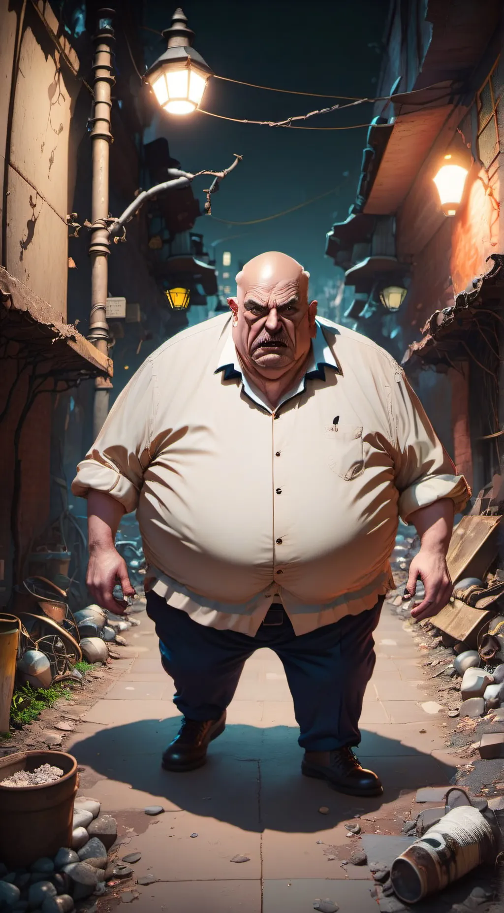 Chat with old man (alleyway) - text or voice, Enjoy AI Chat Free & Safe