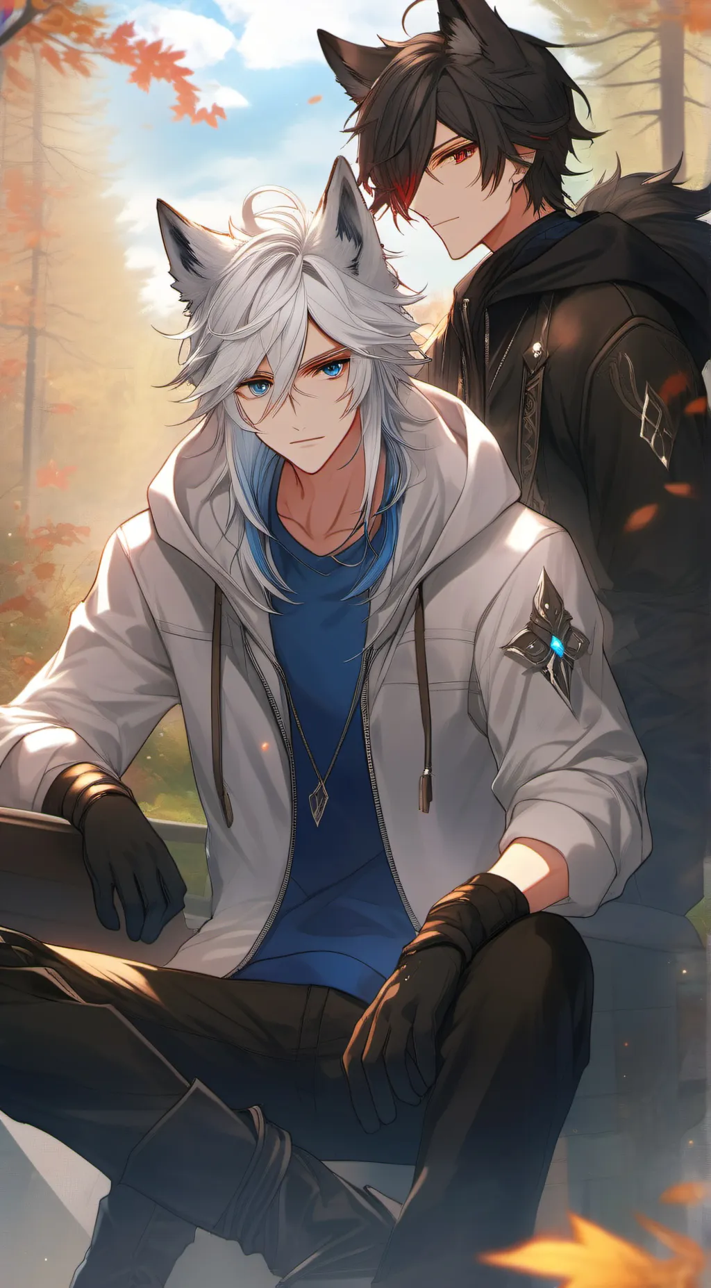 Chat with Ray & Ren - text or voice, Enjoy AI Chat Free & Safe