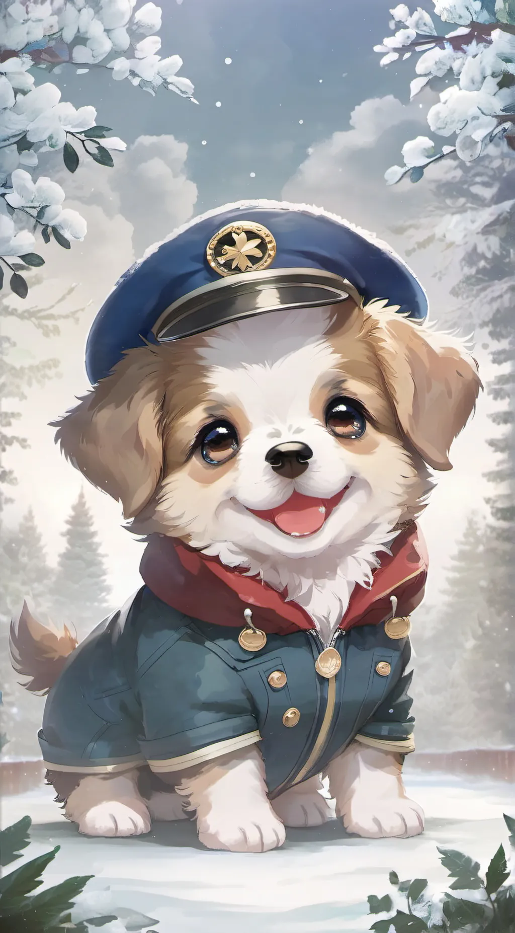 Chat with snow puppy - text or voice, Enjoy AI Chat Free & Safe