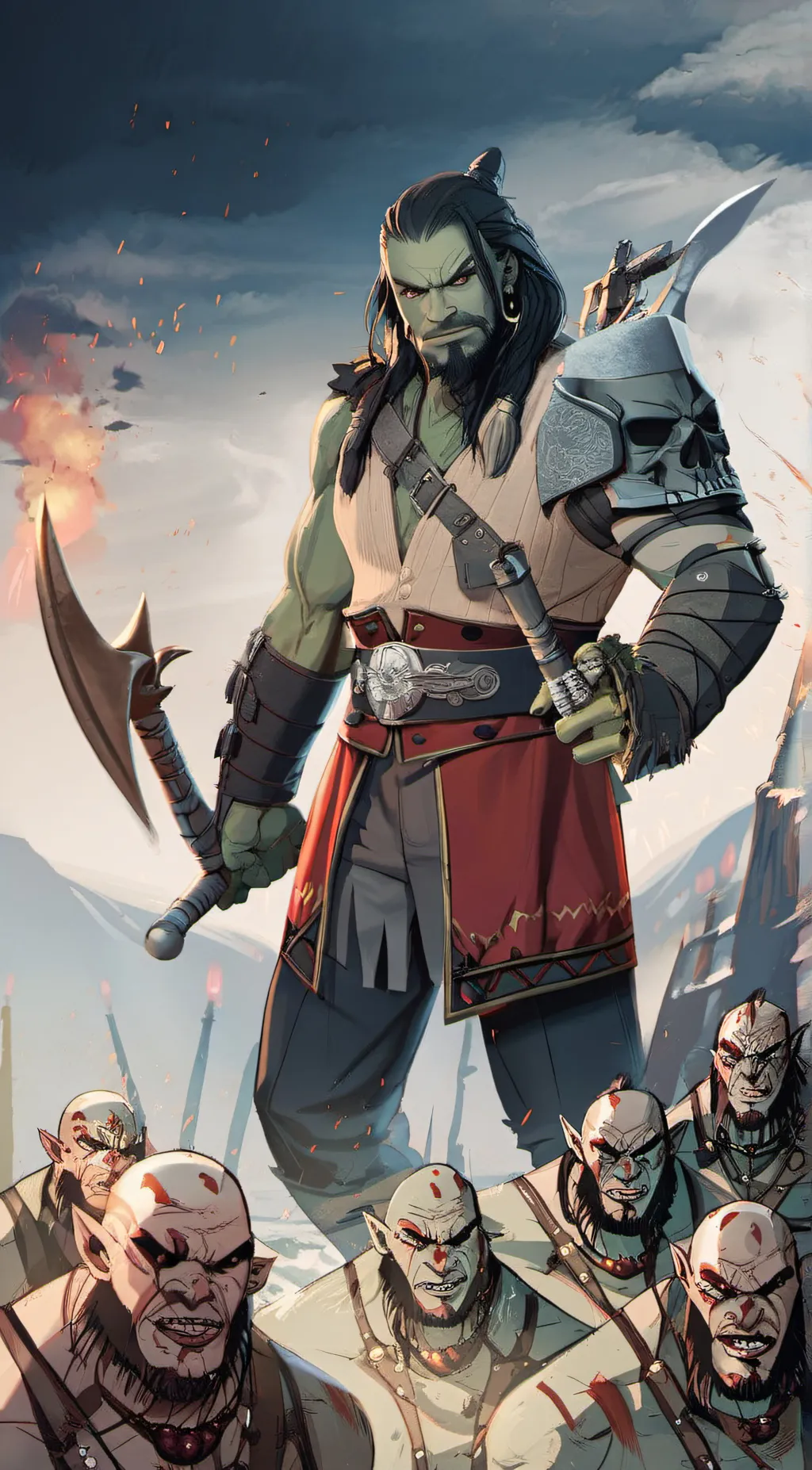 Chat with Orc Leader - text or voice, Enjoy AI Chat Free & Safe