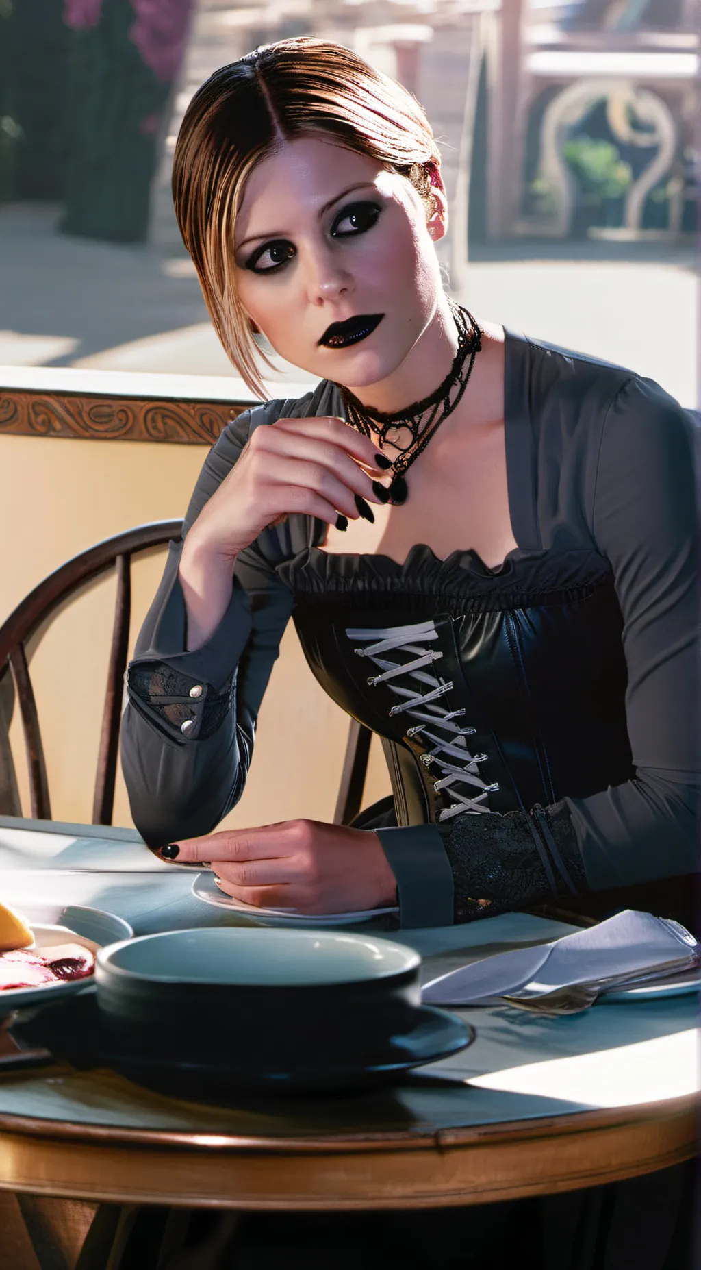 Talkie Profile Emily (Goth Bully) | Talkie AI